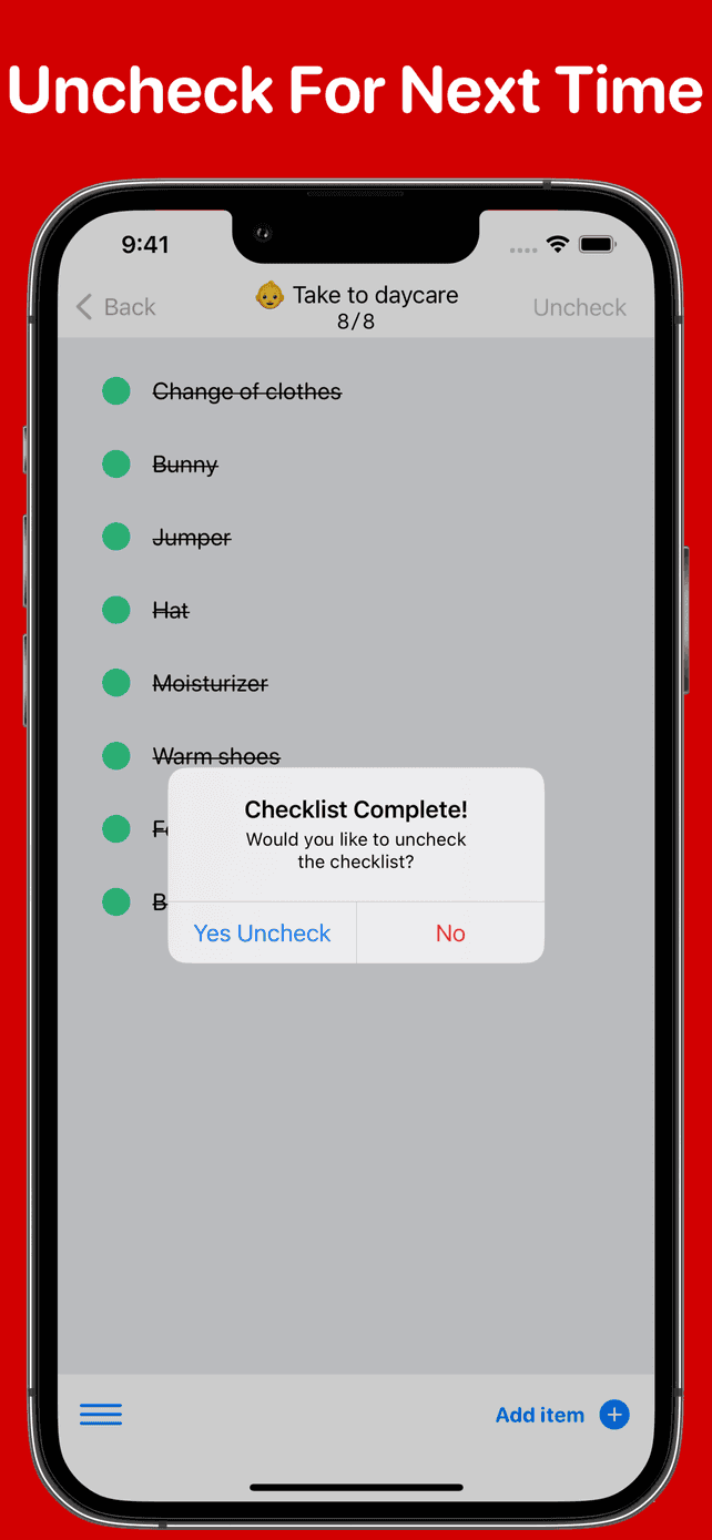 Make Reusable Checklists - CheckYourList