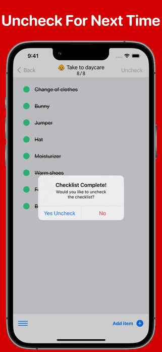 Make Reusable Checklists - CheckYourList